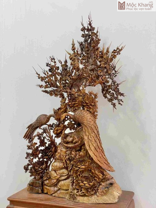 Tượng Phu Thê Viên Mãn - Mộc Khang