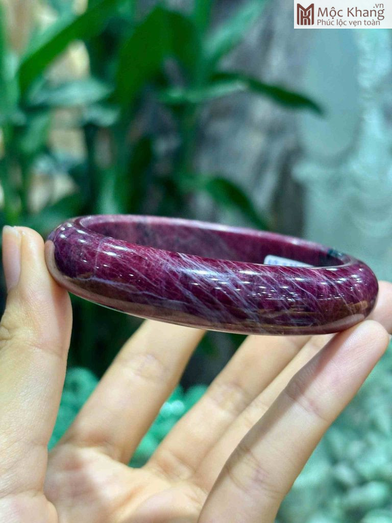 Vòng Tay Đá Ruby Thiên Nhiên - Mộc Khang